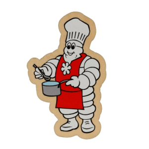 Magnet Bibendum cuisinier - Boutique de l'Aventure Michelin