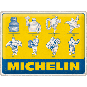Cut sheet metal The evolution of the Michelin Man - Boutique de l ...