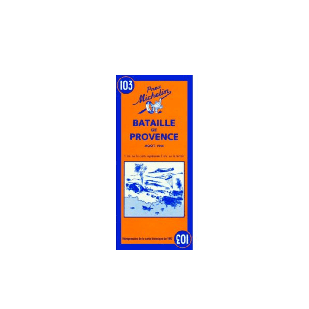 Battle of Provence, August 1944 - Map Michelin (Bilingual Edition ...