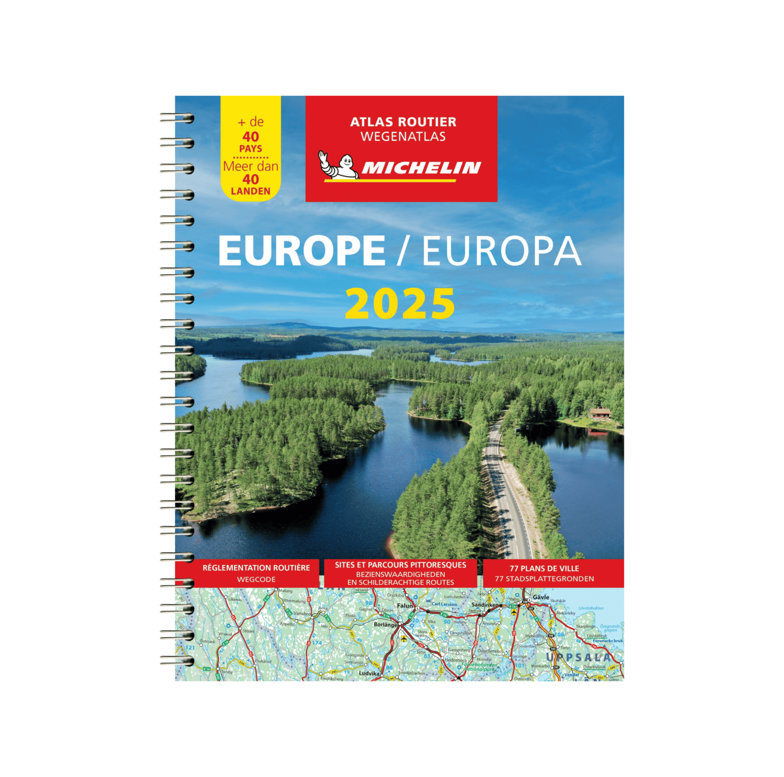 Europe Road Atlas - Michelin - Boutique de l'Aventure Michelin