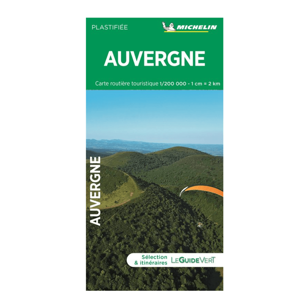 Carte routière touristique Auvergne - Michelin - Boutique de l'Aventure Michelin