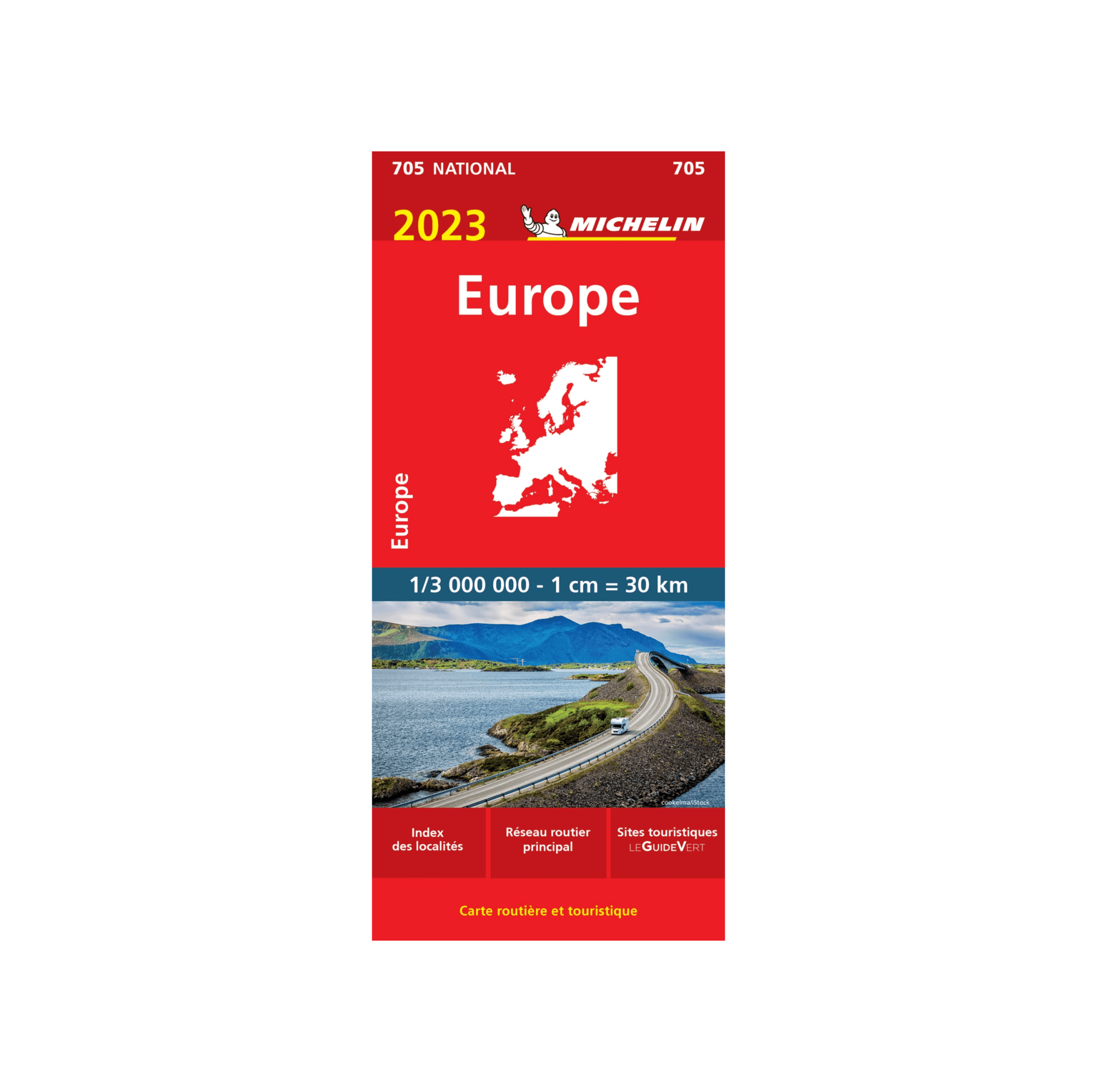 Carte nationale 705 Europe - Michelin - Boutique de l'Aventure Michelin