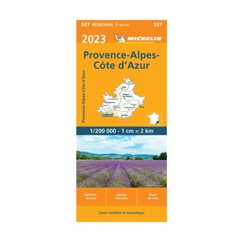 Carte régionale 527, Provence-Alpes-Côte d'Azur - Michelin - Boutique ...