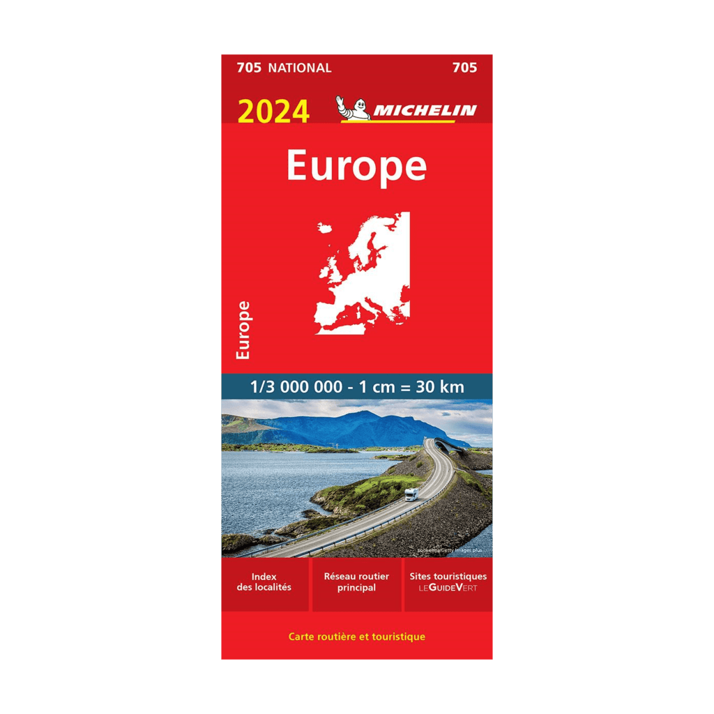Europe - Michelin National Map 705 - Boutique de l'Aventure Michelin