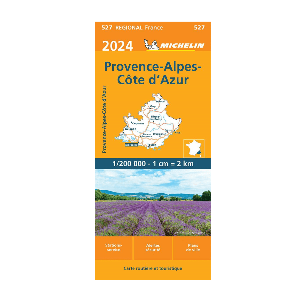 Carte régionale 527 Provence-Alpes-Côte d'Azur - Michelin - Boutique de ...