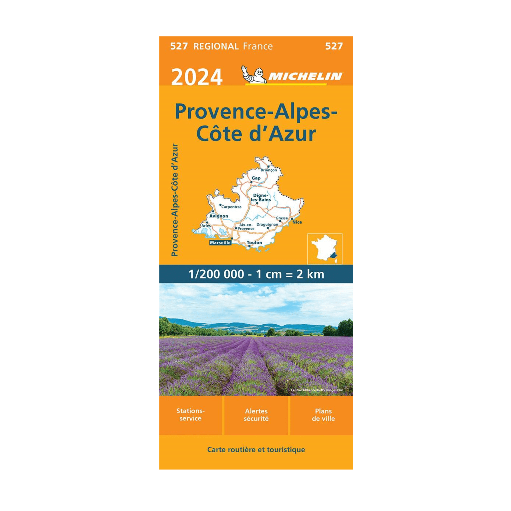 Carte régionale 527 Provence-Alpes-Côte d'Azur - Michelin - Boutique de ...