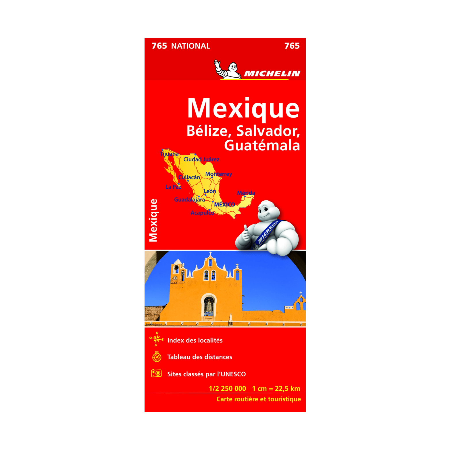 Mexico - Michelin National Map 765 - Boutique de l'Aventure Michelin