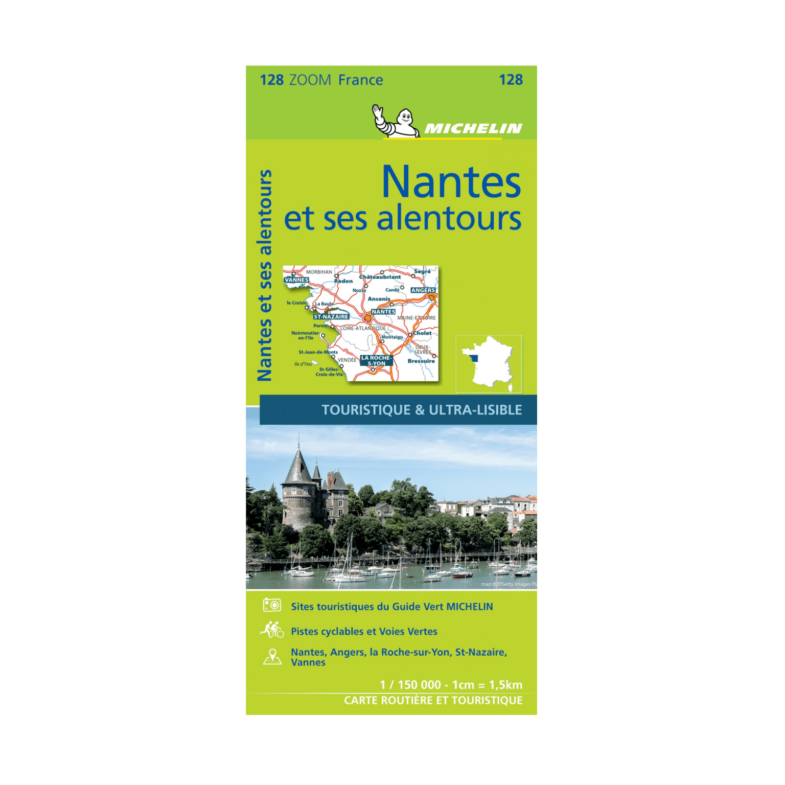 Carte zoom 128 Nantes et ses alentours - Michelin - Boutique de l ...