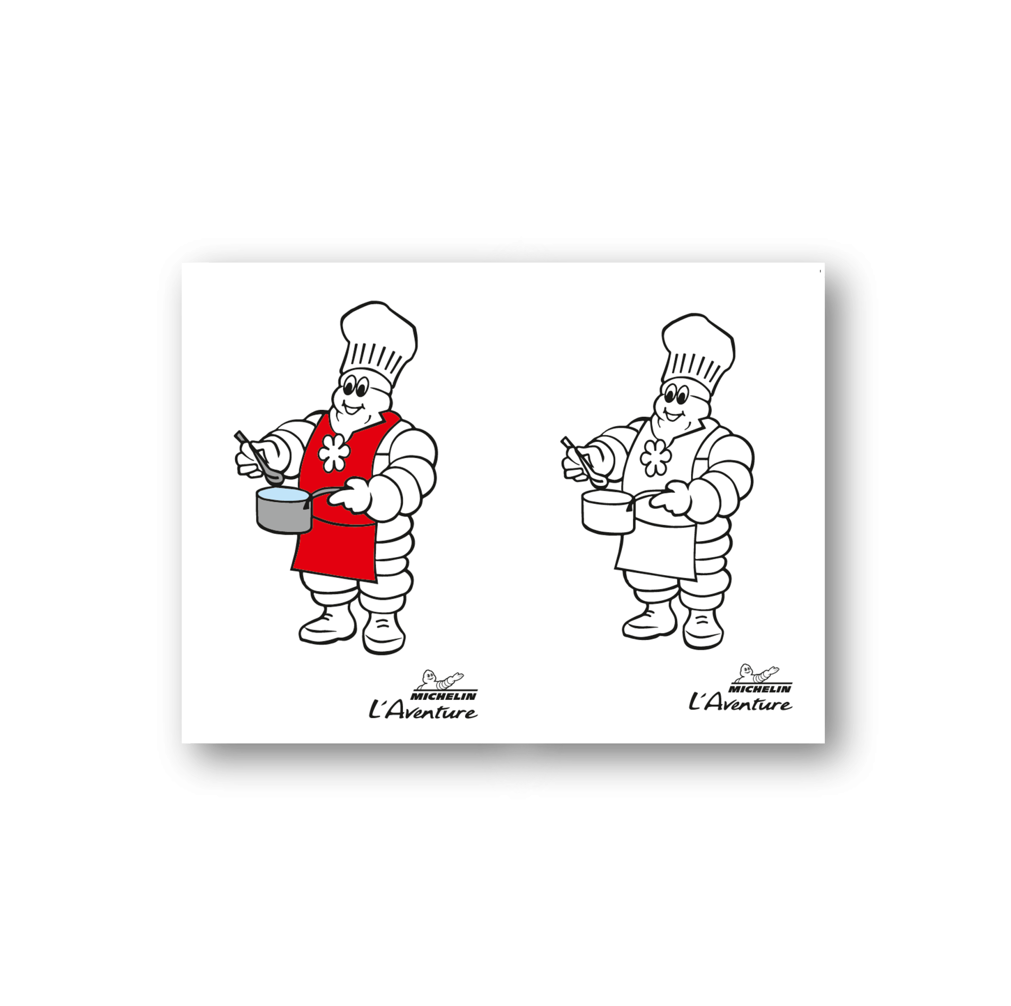 Cahier de coloriage Michelin - Boutique de l'Aventure Michelin