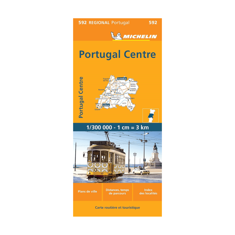 Center Portugal - Regional Map Michelin 592 - Boutique de l'Aventure ...