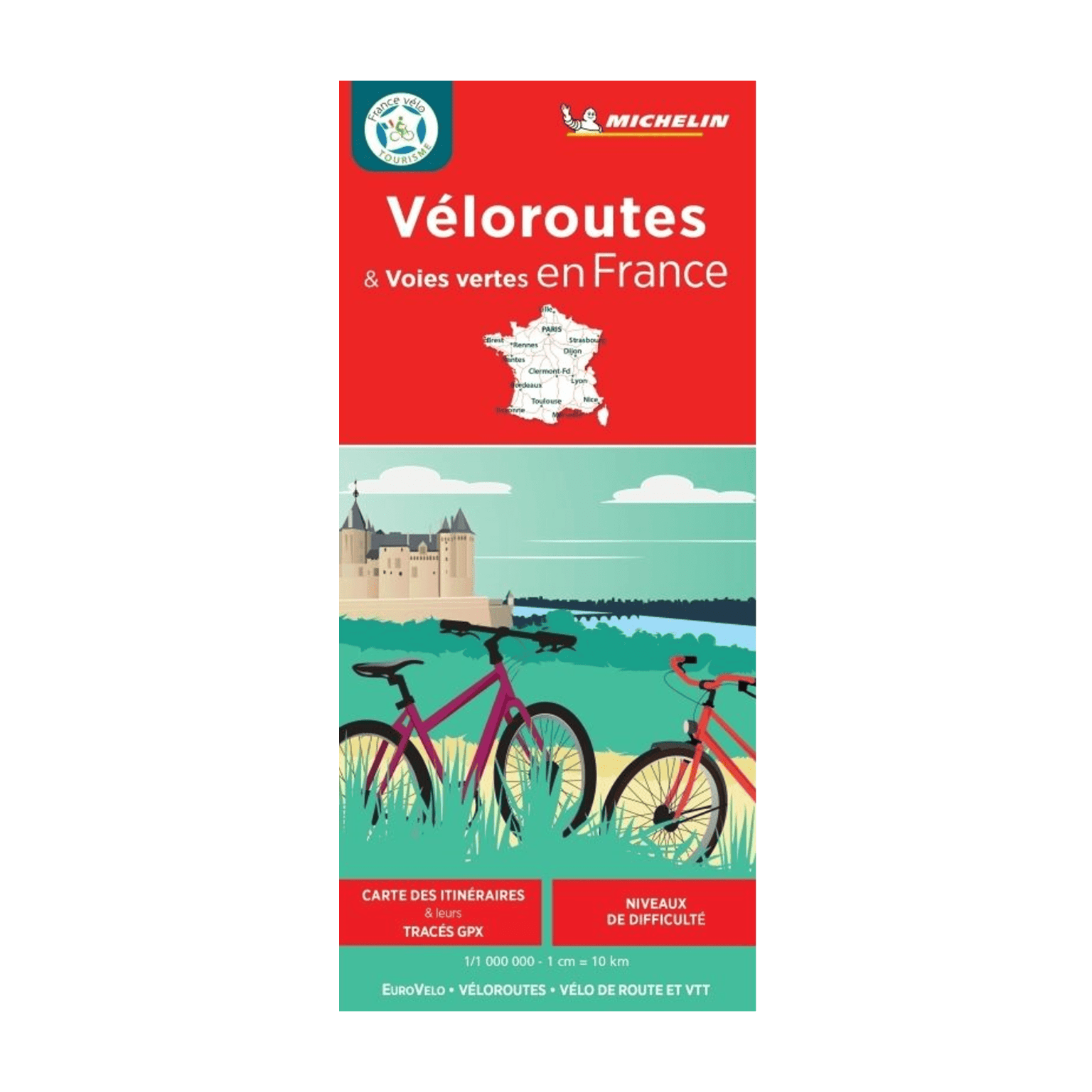 Carte nationale 779 Véloroutes et Voies vertes en France - Michelin ...